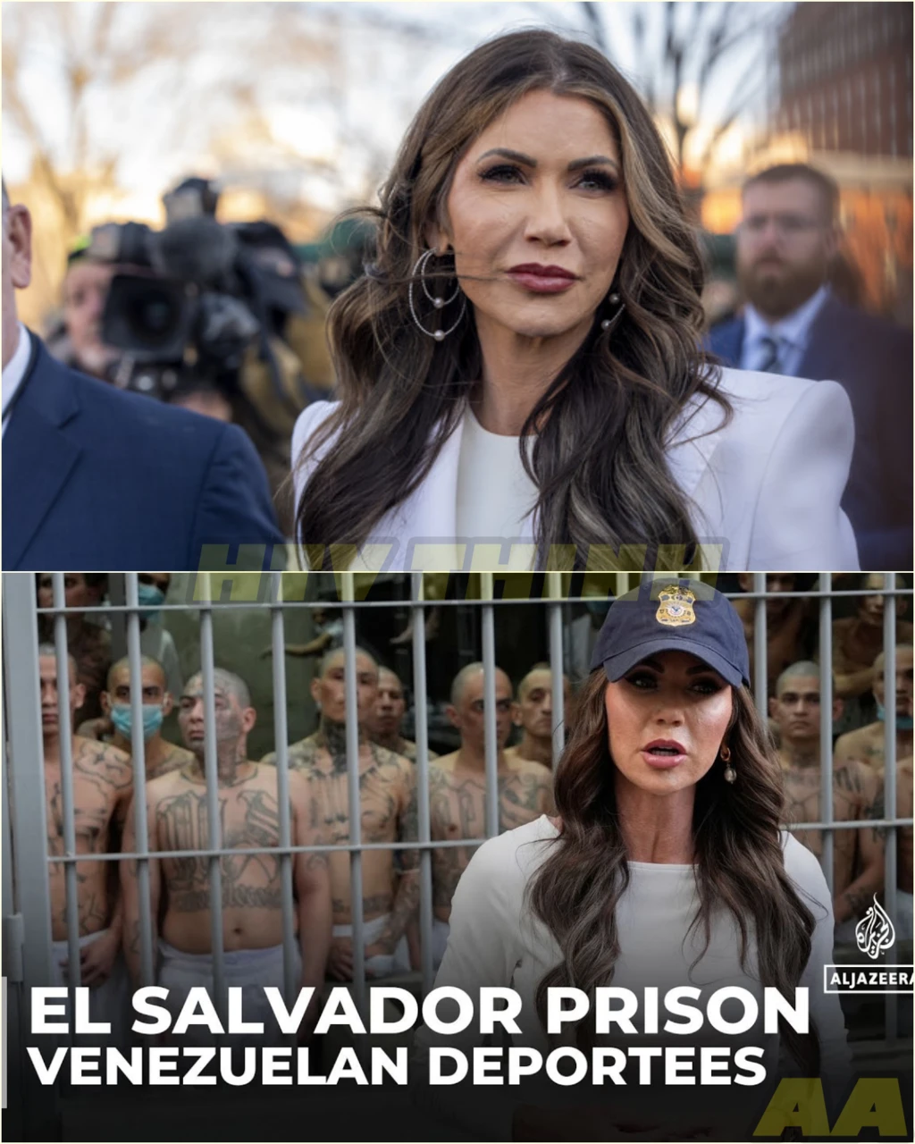 Kristi Noem visits El Salvador prison as Venezuelan deportees’ families ...